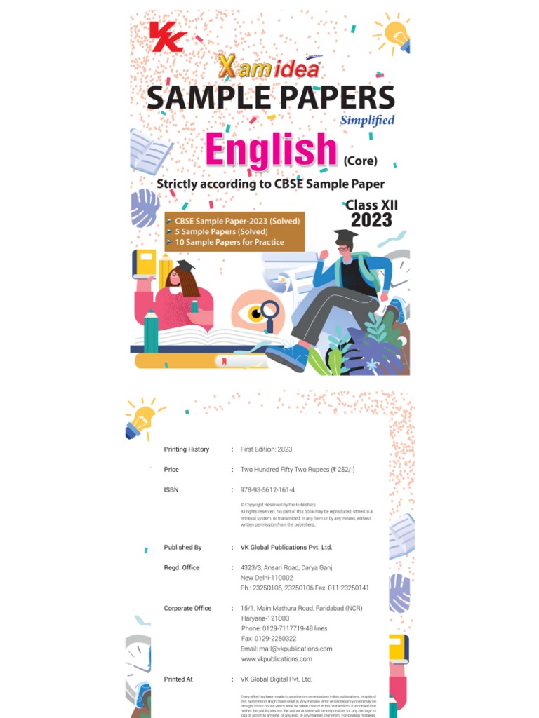 Xam Idea Class 12 English Sample Papers 2023 | PDF | Leadership ...