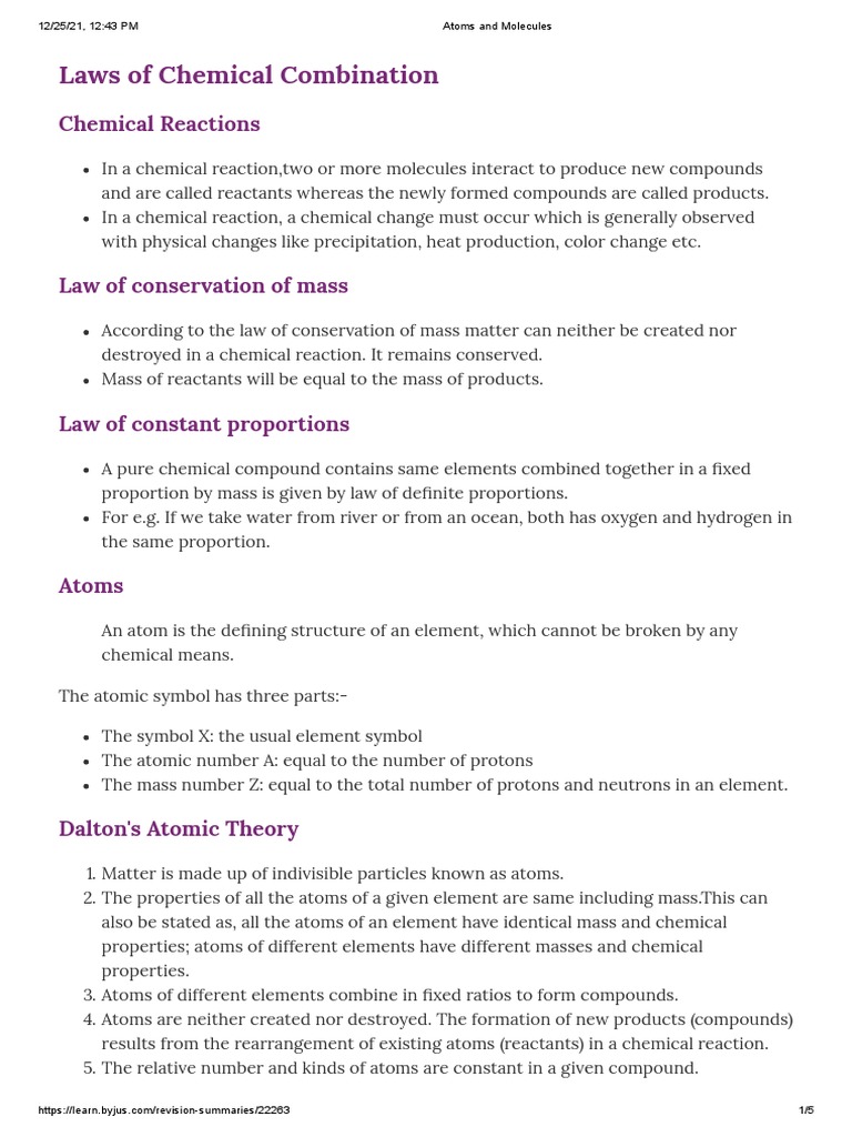 A Comprehensive Overview of Atomic Structure, Chemical Bonding, and Writing Chemical Formulas ...