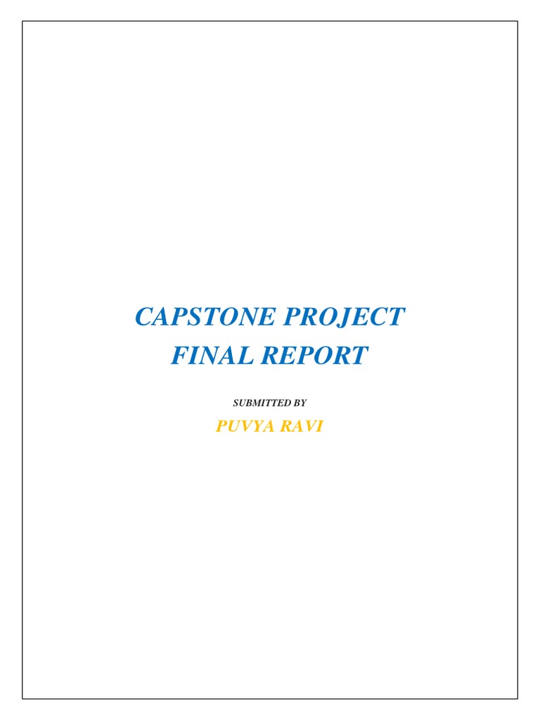 Capstone - Project - Final - Report - Churn - Prediction | PDF | Statistical Classification ...