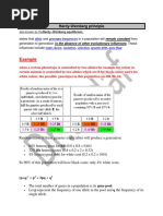 Hardy Weinberg Questions | PDF | Dominance (Genetics) | Zygosity