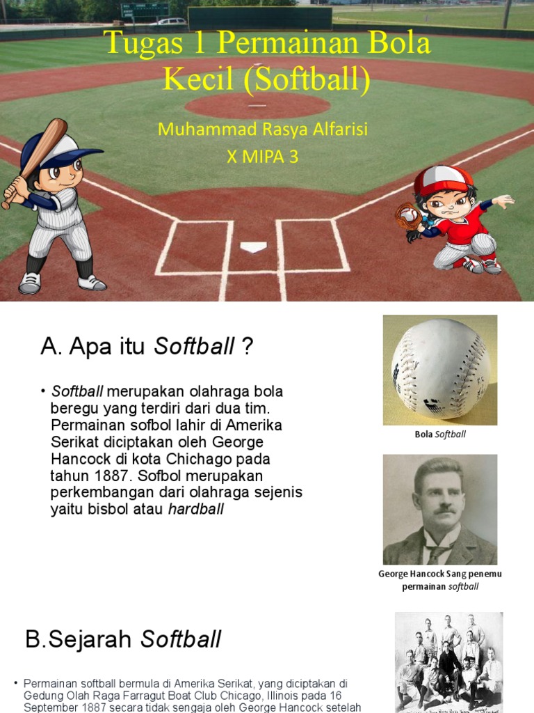 Tugas 1 Permainan Bola Kecil (Softball) | PDF | Olahraga & Rekreasi
