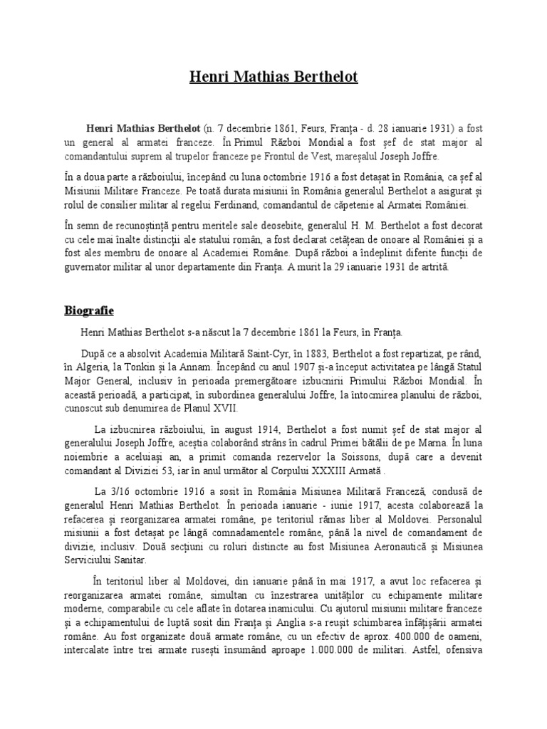 Henri Mathias Berthelot | PDF