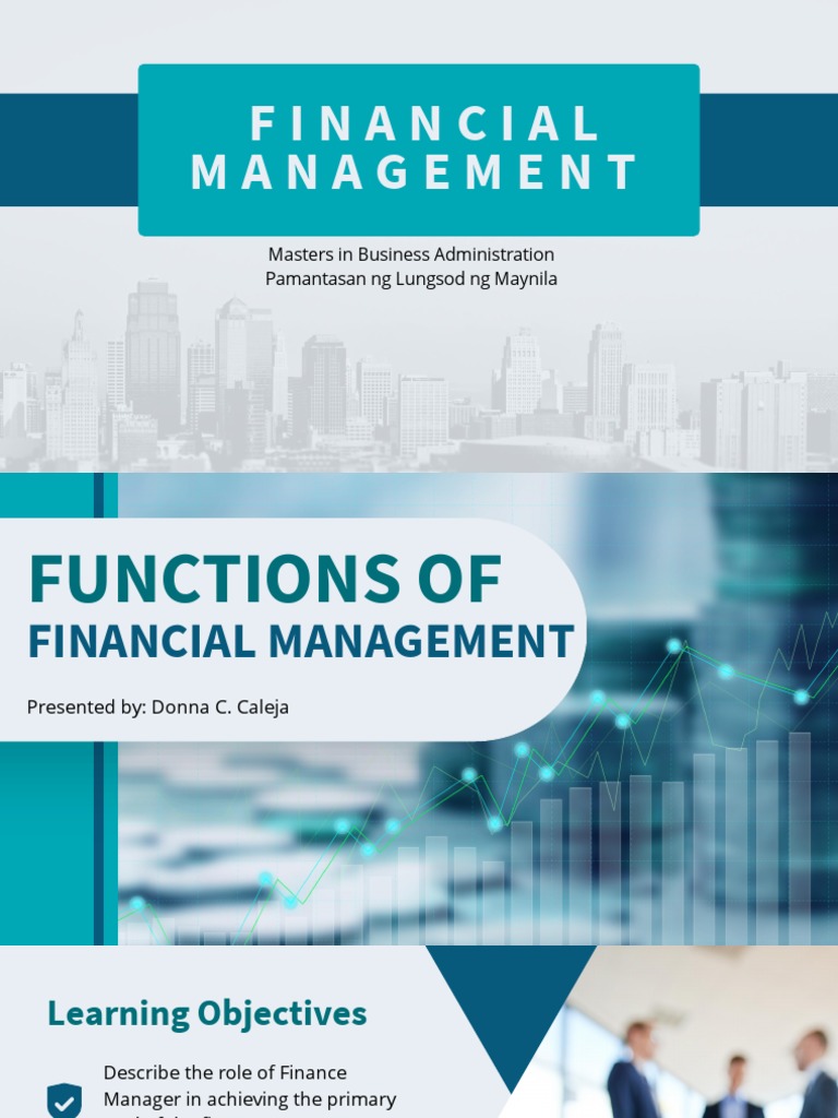 Functions of Financial Management | PDF