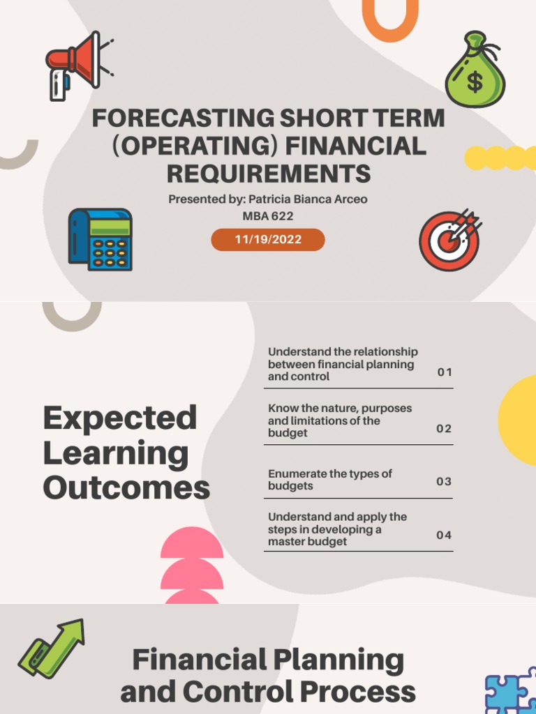 CHAPTER 16 Forecasting Short Term (Operating) Financial Requirements ...