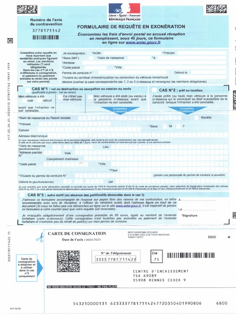 PV Du 16 Dec 22 - Formulaire de Requete | PDF