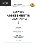 Assessment in Learning 2 Prelim Exam. | PDF | Educational Assessment ...