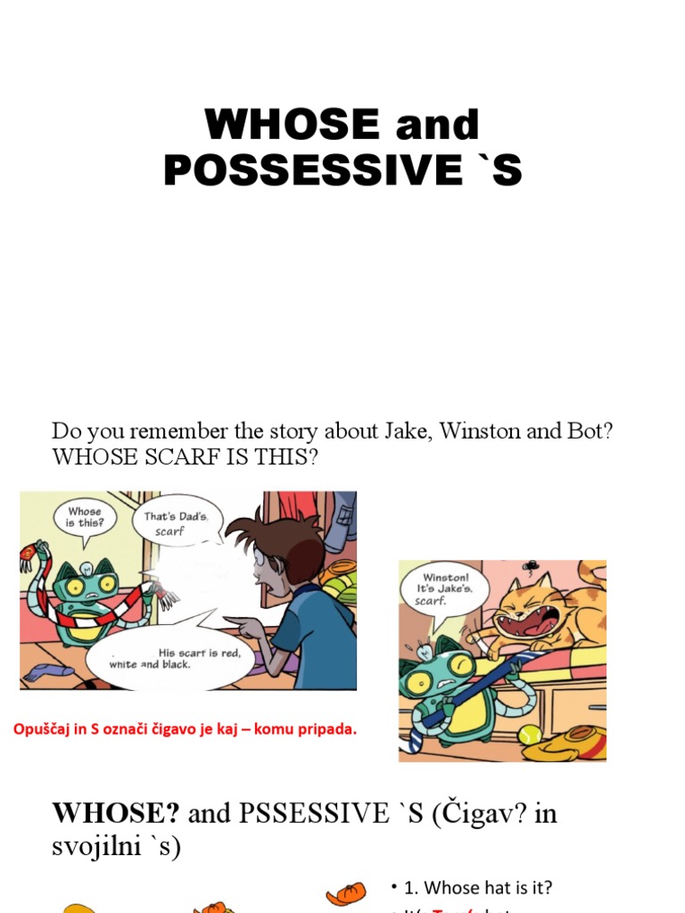 WHOSE and POSSESSIVE 'S | PDF