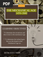 Pre - Mechanical Age | PDF
