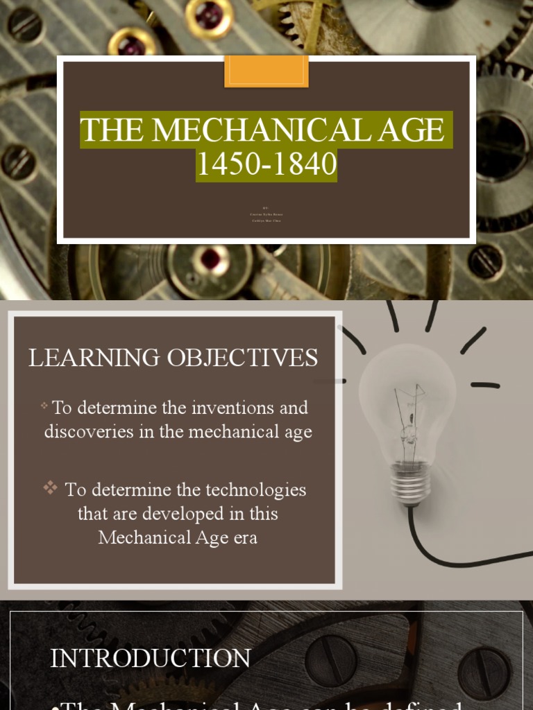 The Mechanical Age | PDF | Mathematics | Science