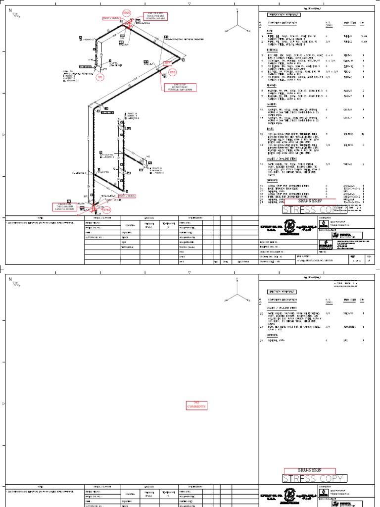 Assembly drawing of mechanical components with dimensions, tolerances ...