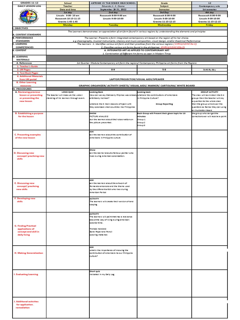 Cpar - DLL - Week 4 | Download Free PDF | Learning | Inquiry Based Learning Cpar - DLL - Week 4 | Download Free PDF | Learning | Inquiry Based Learning