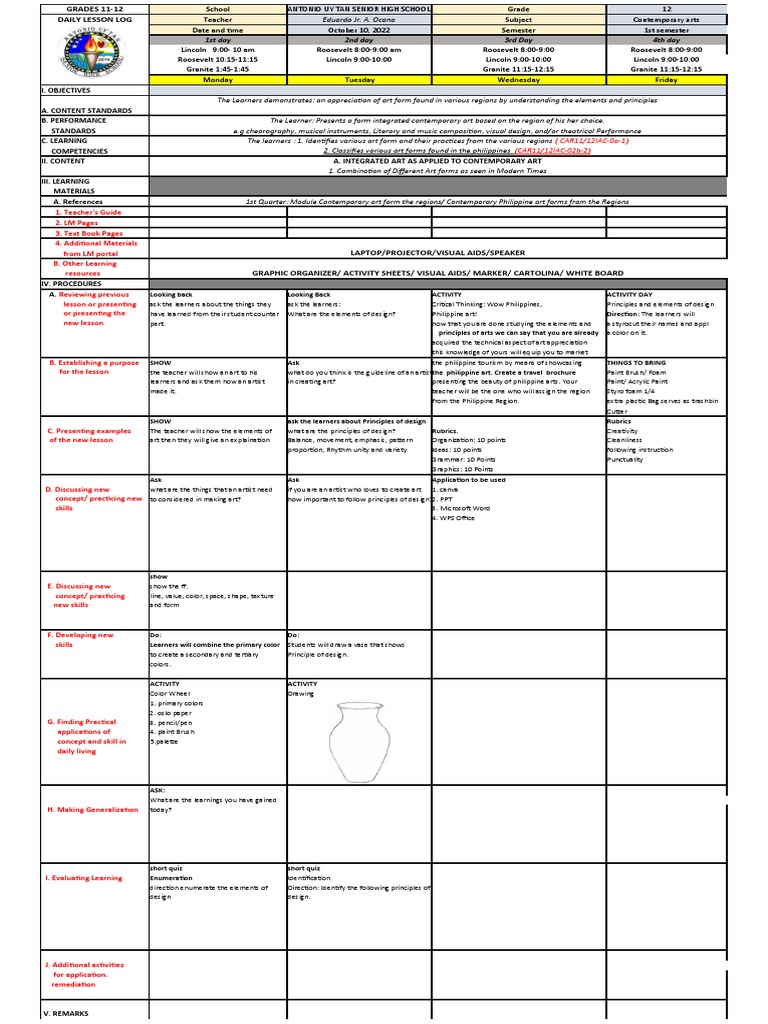 Cpar - DLL - Week 6 | PDF | Learning | Inquiry Based Learning