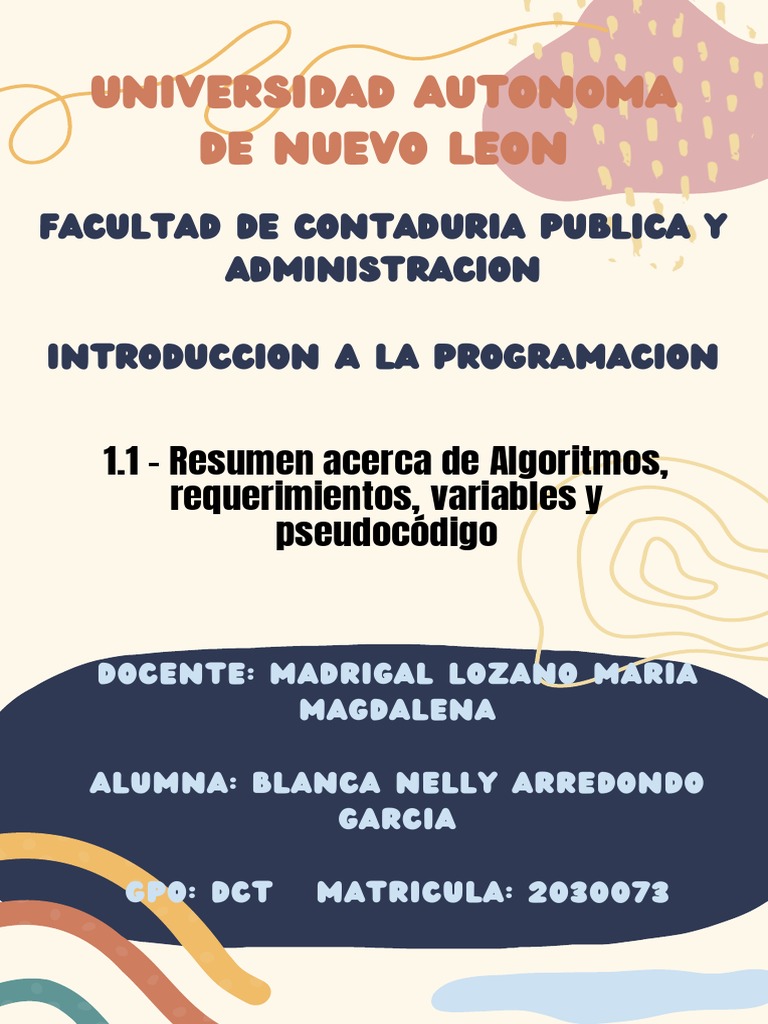 Arredondo Garcia EV1.1 | PDF | Algoritmos | Programación de computadoras