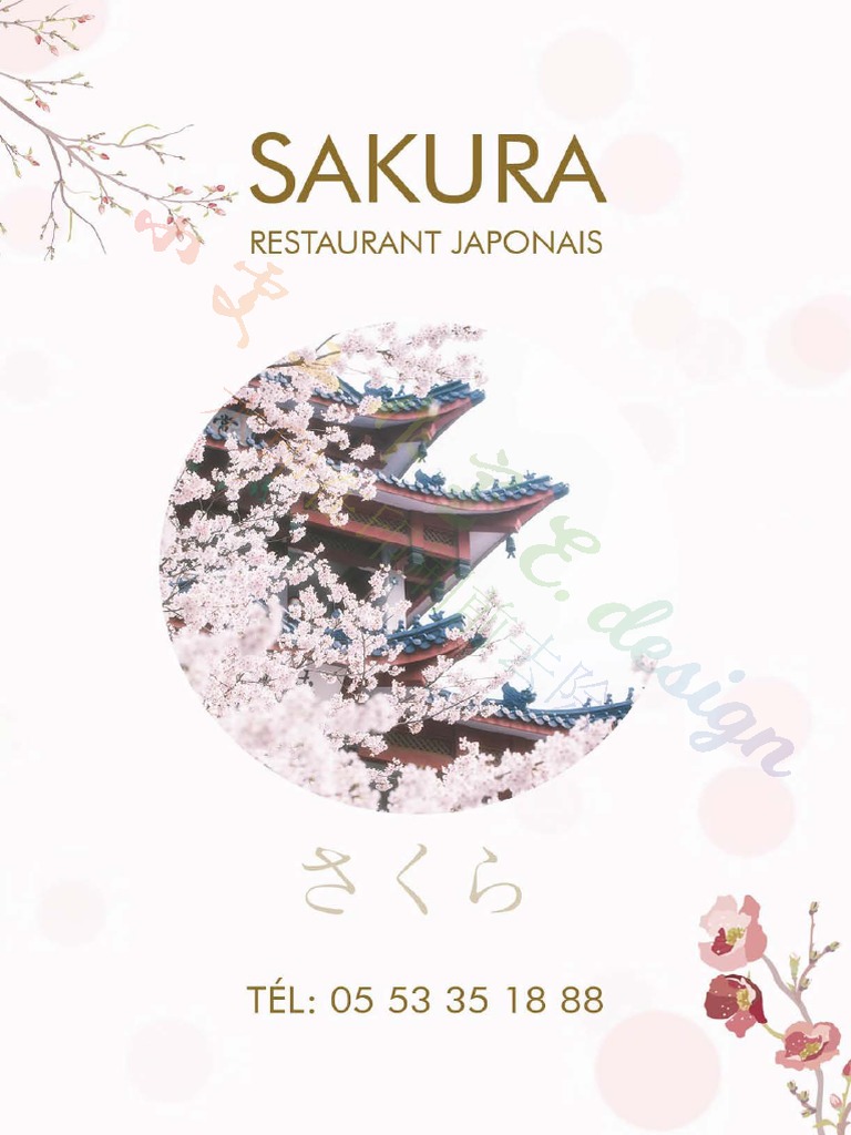 Sakura Menu | PDF