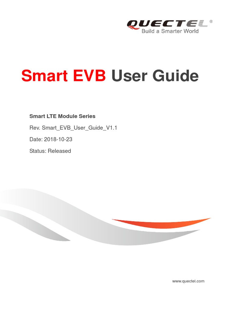 Quectel Smart EVB User Guide V1.1 | PDF | Cellular Network | Radio