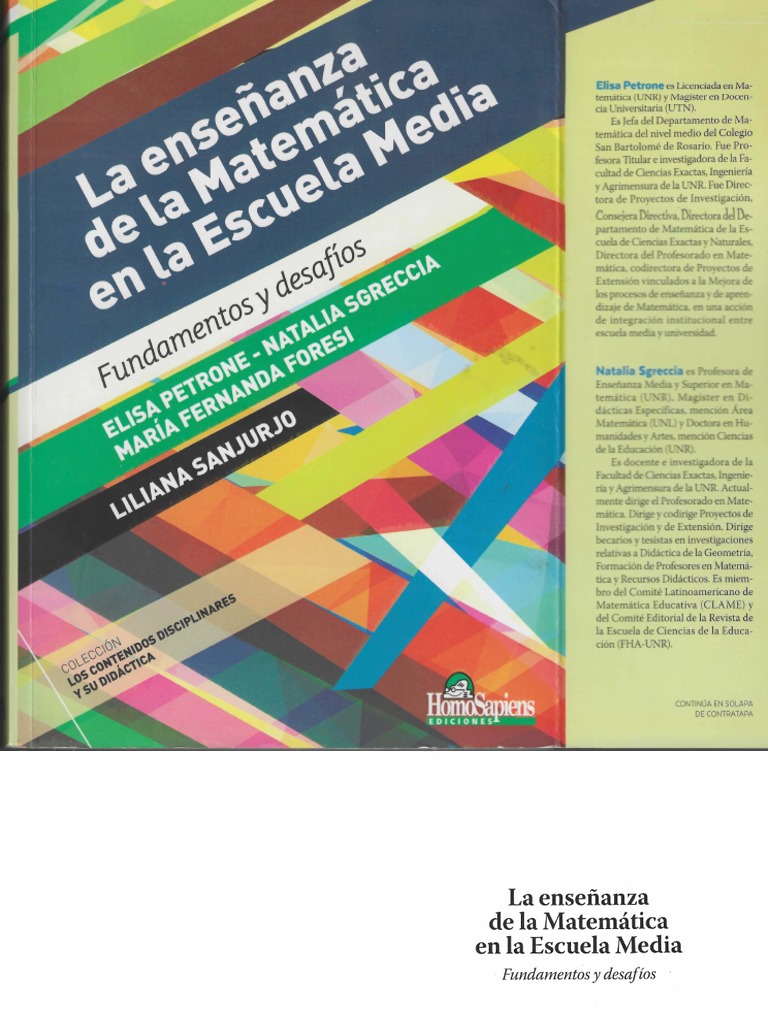 La Enseñanza de La Matematica en La Escuela Media - Sanjurjo ...