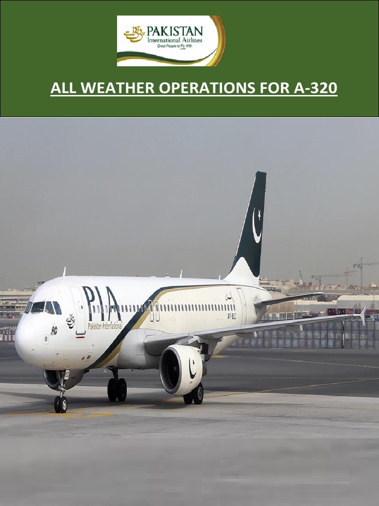 ALL WEATHER OPERATIONS FOR A 320 Final | PDF | Aerospace | Aviation Safety
