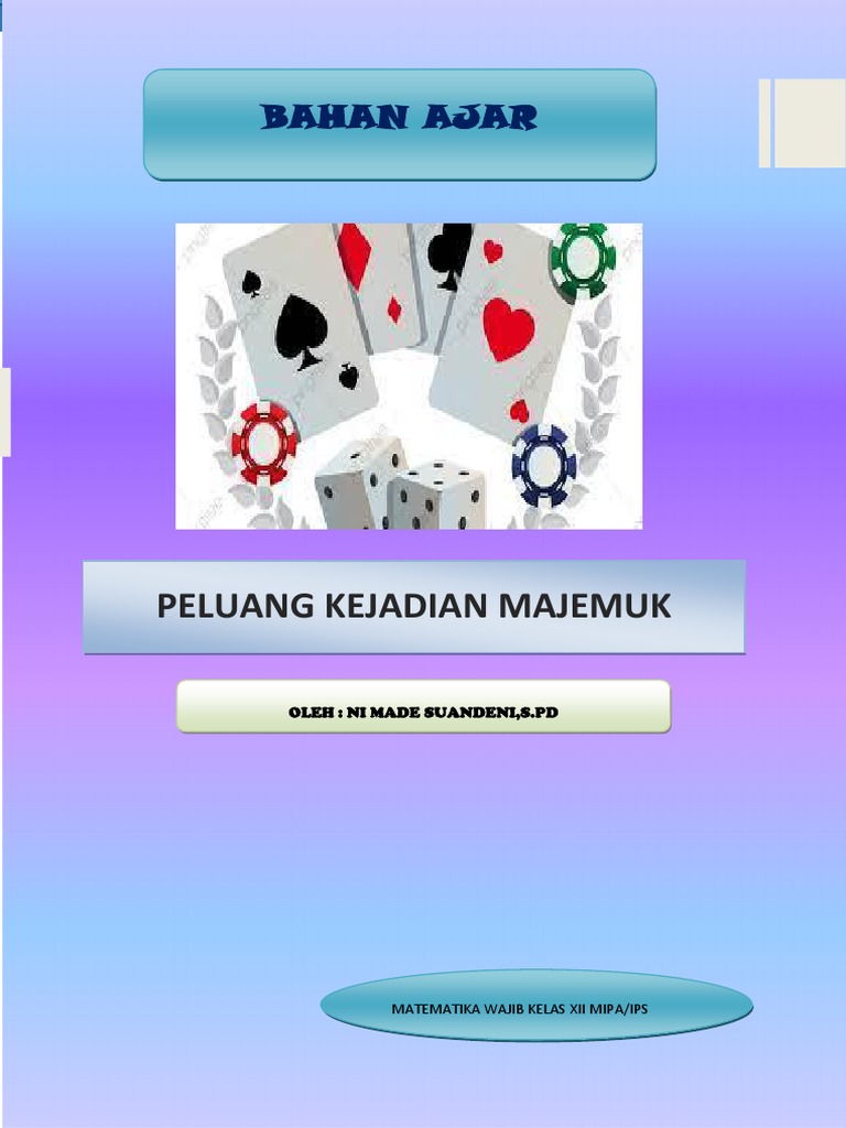 Bahan Ajar Matematika Peluang | PDF