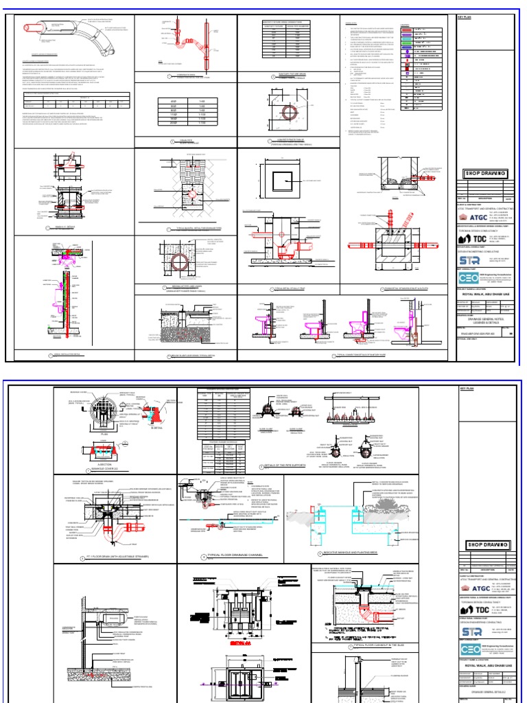 Rwad Mep DRW SDW PDR 800.801, & 802 (Typical Details) | PDF | Pipe ...