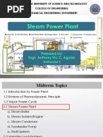 Modern Steam Power Plant Layout | PDF | Boiler | Steam