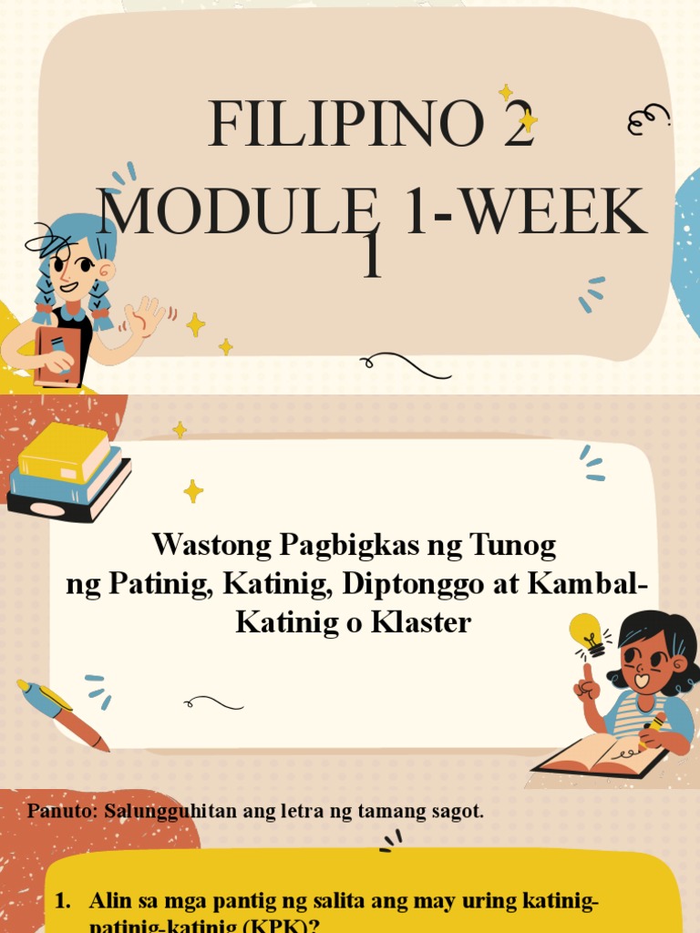 Q2-FILIPINO2- WEEK2 | PDF
