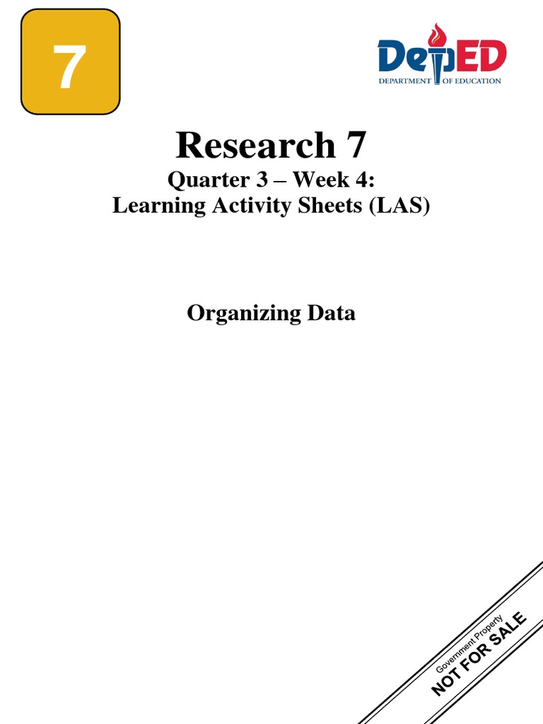 Research 7 Q3 W4 | PDF | Chart | Data