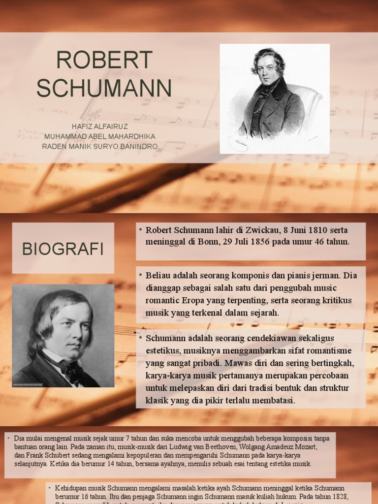 Presentasi Musik Robert Schumann | PDF