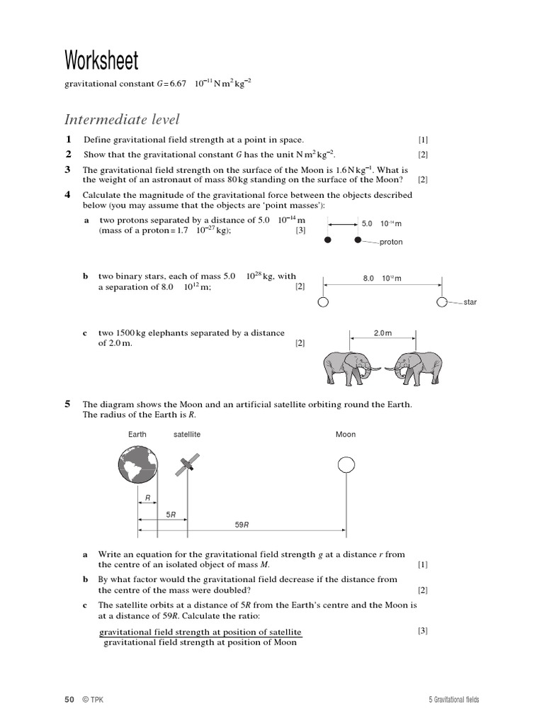 Gravitational Fields 1 | PDF | Gravity | Mass