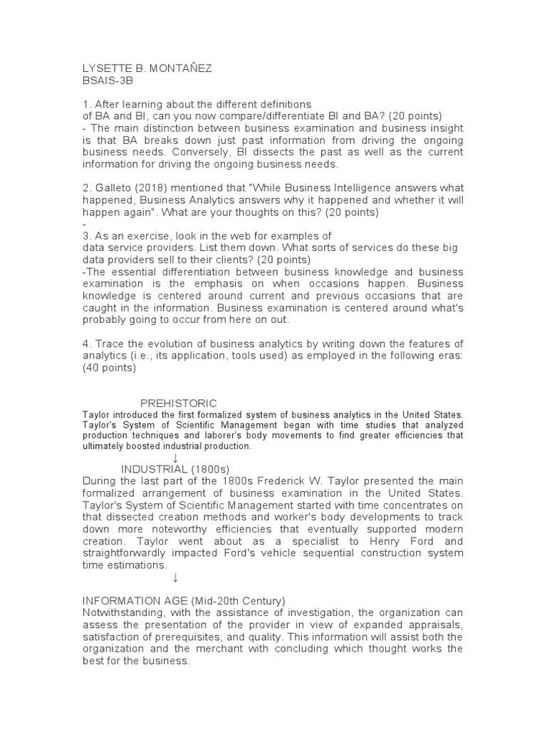 Assessment Module 1 | PDF