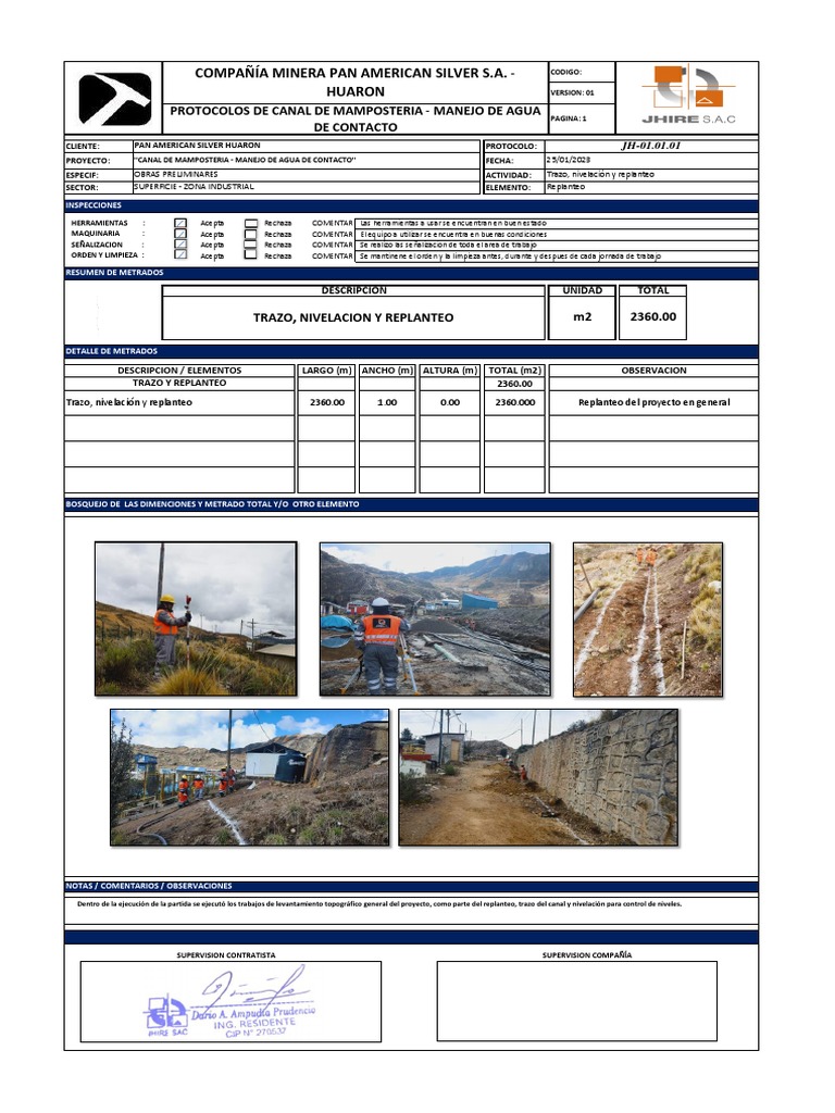 Protocolos de Valorizacion #01 | PDF | Materiales de construcción ...