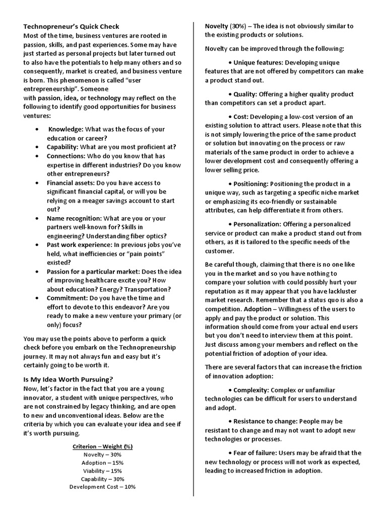 Week 2 Module | PDF | Sales | Innovation