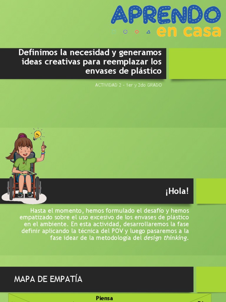 Definimos La Necesidad y Generamos Ideas Creativas para Reemplazar Los Envases de Plástico | PDF ...
