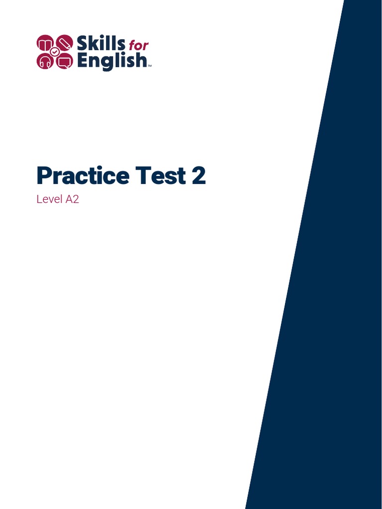 Practice Test A2 | PDF | English Language