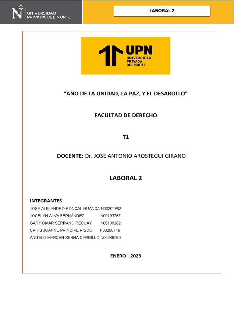 t1 Grupal Laboral2 Ultimo | PDF