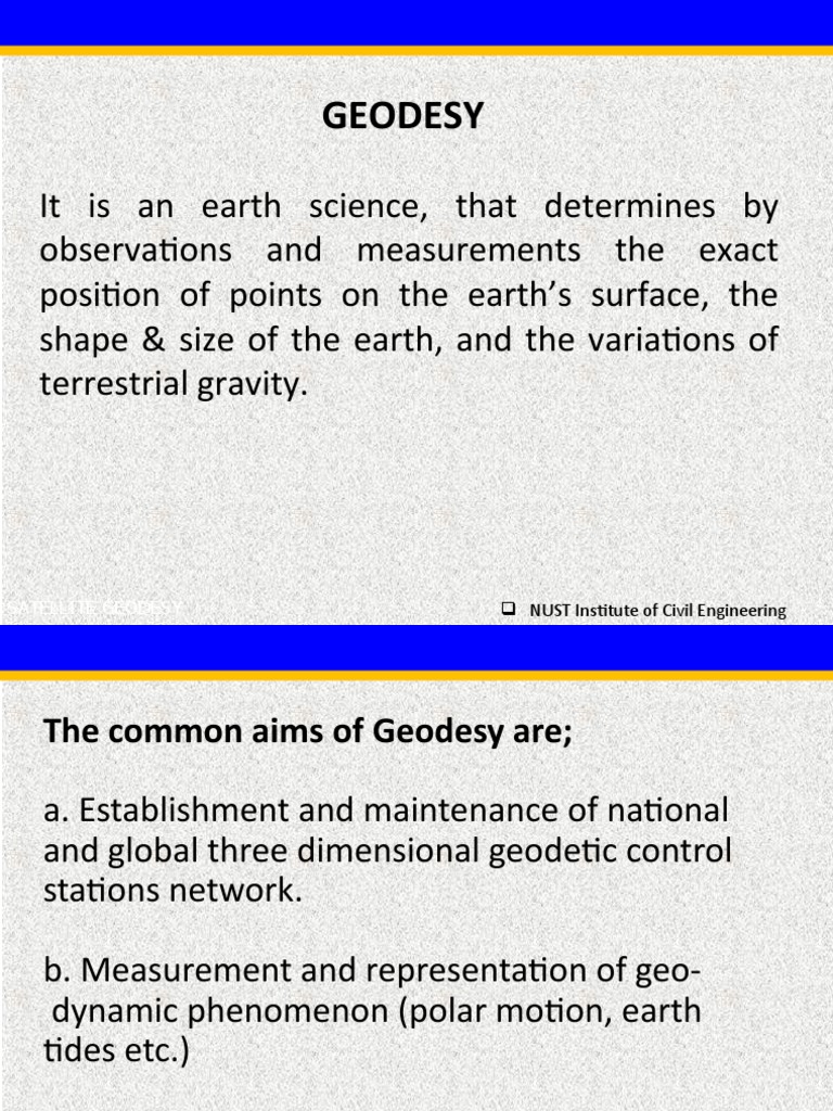 Lec 1 - Basic Geodesy Up Dated | PDF | Geodesy | Geographic Data And Information