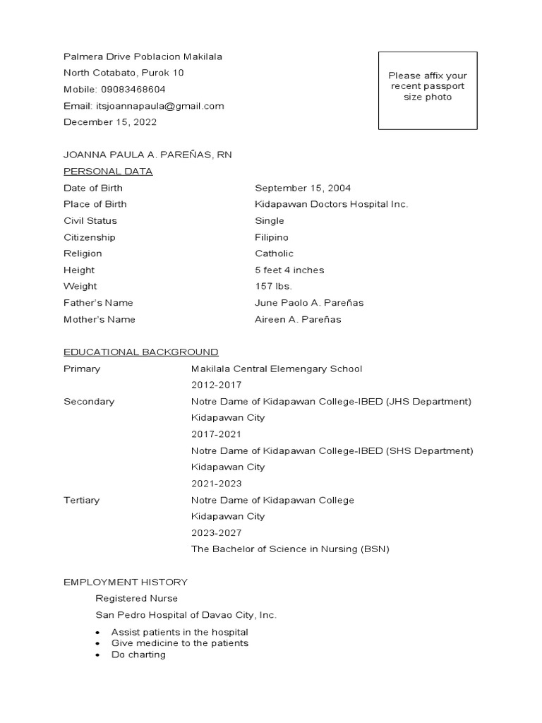 Application Forms - Filipino | PDF