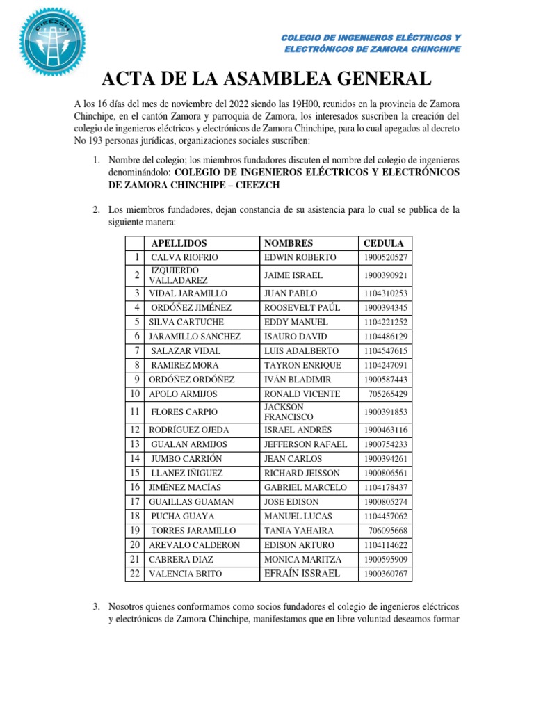 ACTA DE LA ASAMBLEA GENERAL1-signed | PDF