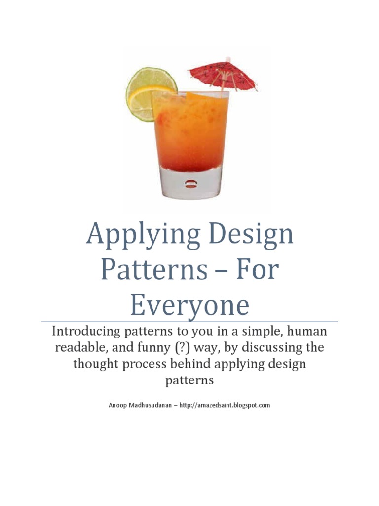 Software Design Patterns Made Simple Pdf Class Computer Programming Software Design Pattern