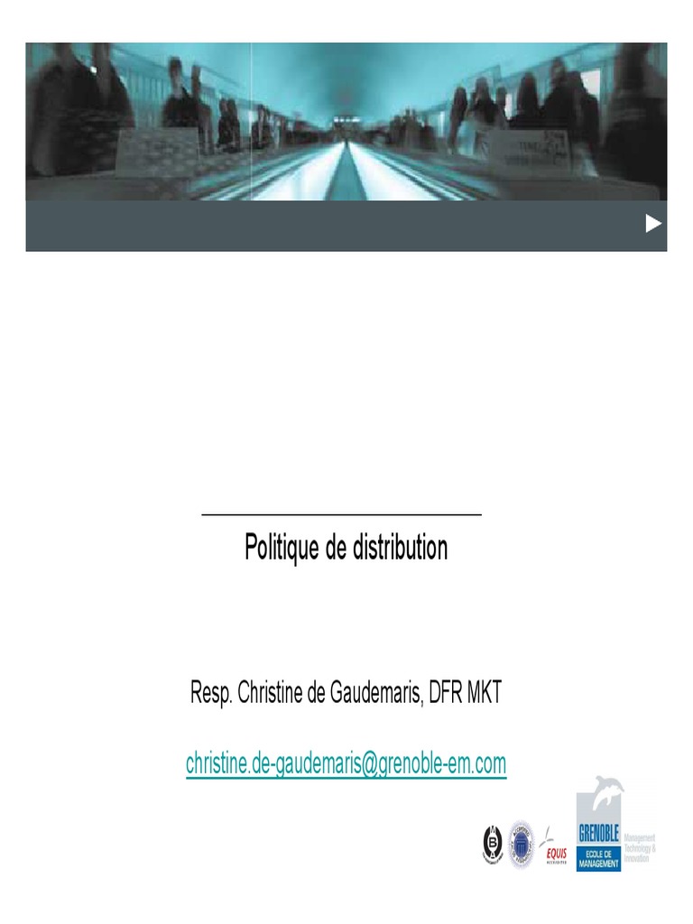 Exemples de politique de distribution | PDF | Modèle d'entreprise ...