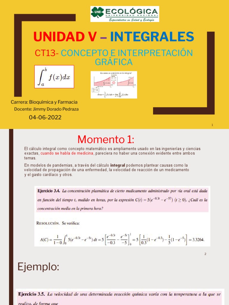 Clase 13 - Integrales - Concepto e Interpretacion Grafica | PDF ...
