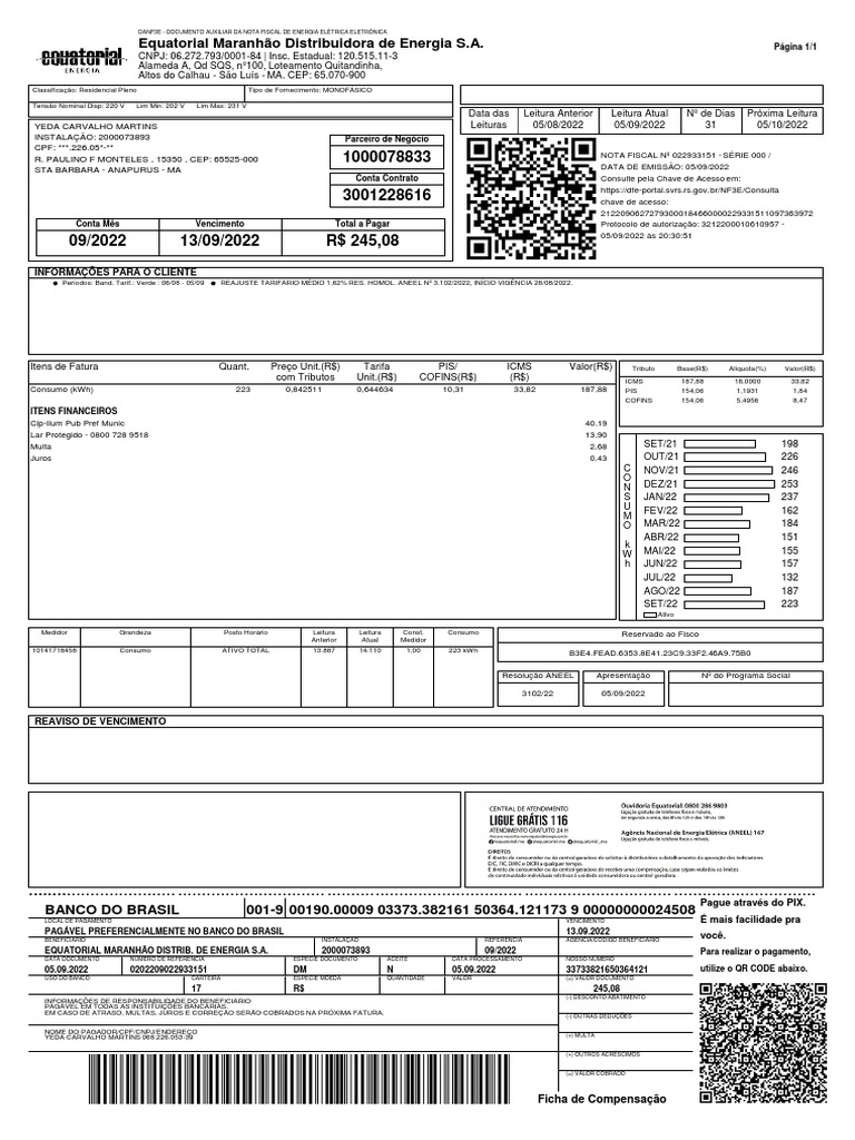 Equatorial Maranhão Distribuidora de Energia S.A.: Informações para O ...