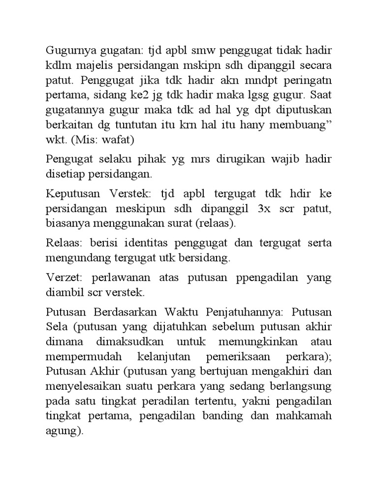 Bahan UAS HAPer | PDF