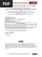 TATA Group Organizational Structure & Culture, Leadership Style & The ...