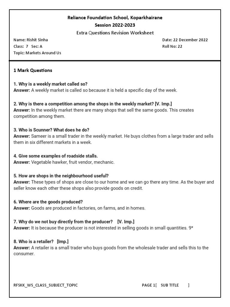 Understanding Media Extra Questions | PDF | Retail | Goods