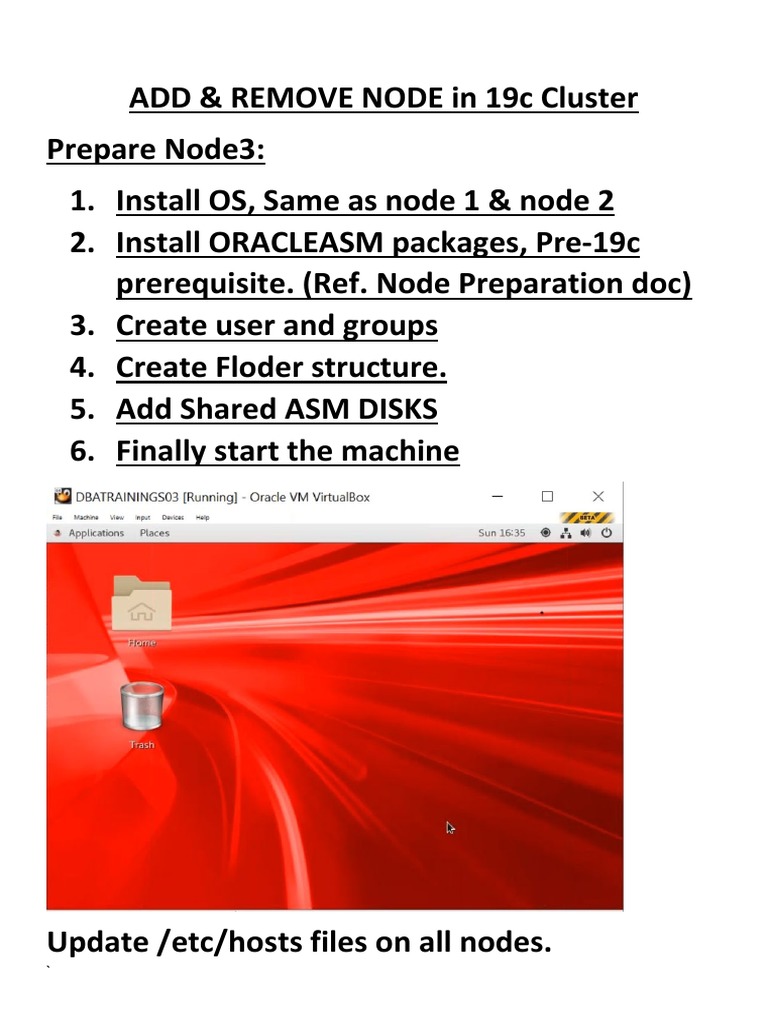A Step By Step Guide To Adding And Removing Nodes From A 19c Oracle Rac