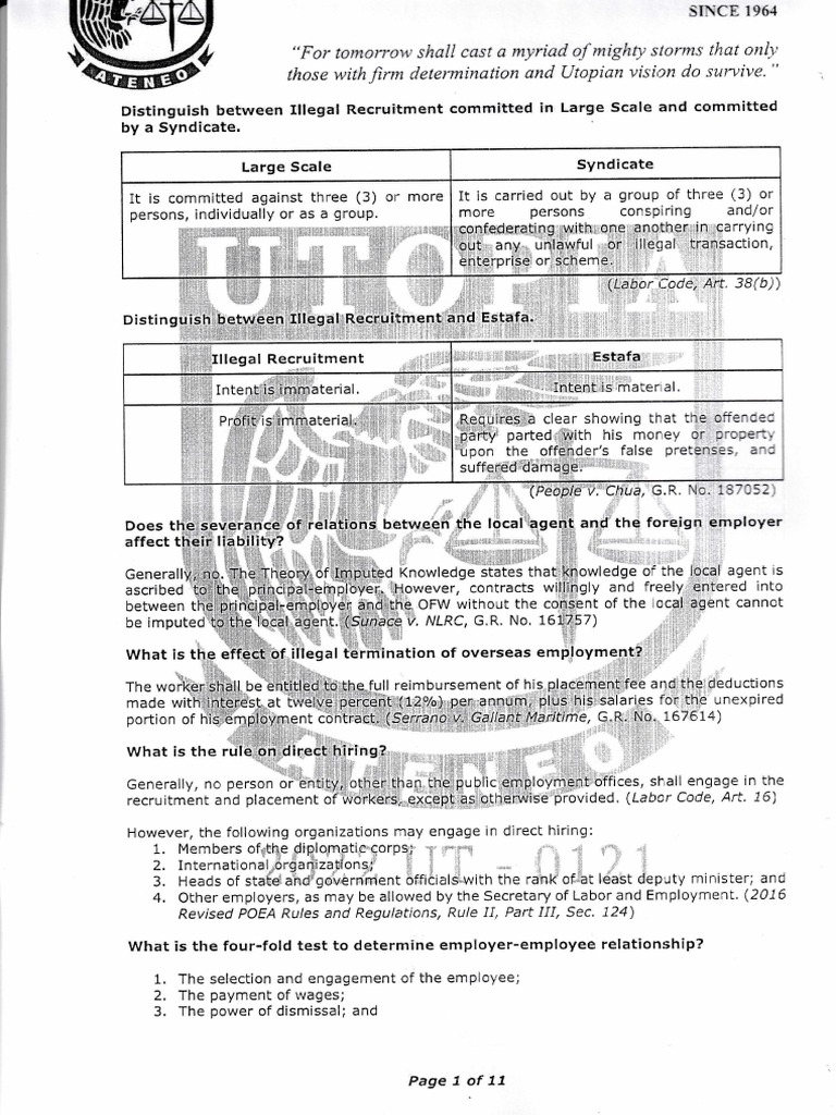 UTOPIA LMT Labor SISSES ONLY WITH WATERMARK | PDF | Strike Action | Employment