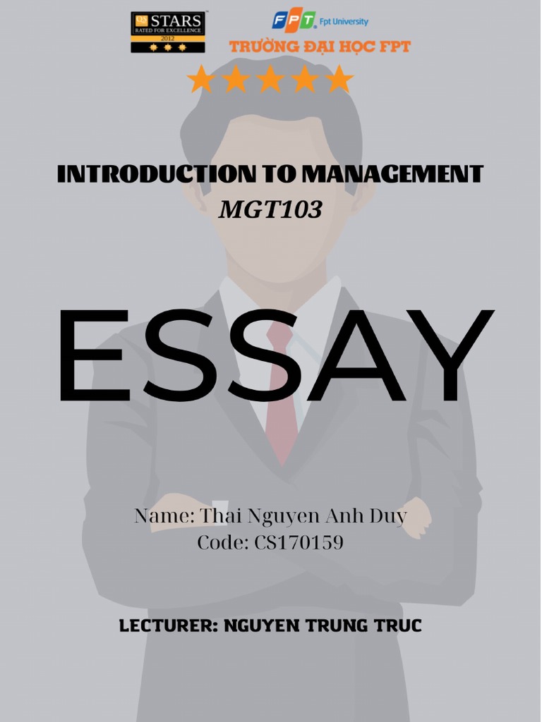 ESSAY-MGT103-BA1701-Thai Nguyen Anh Duy | Download Free PDF ...
