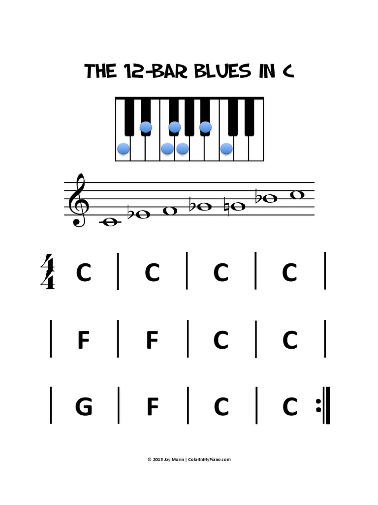 12-Bar Blues in C | PDF