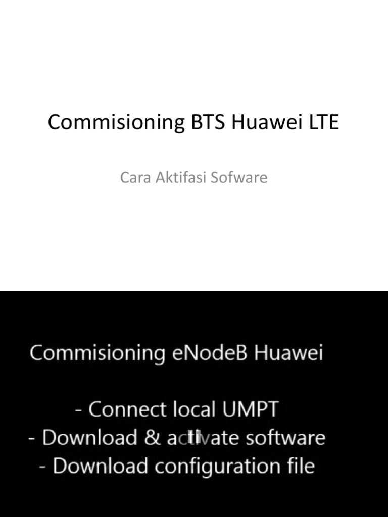 BTS Huawei LTE | PDF