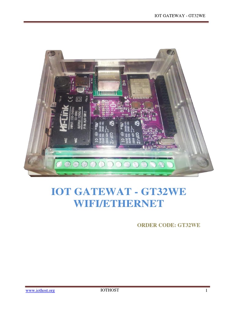 Gateway IOT Brochure | PDF | Wi Fi | Bluetooth